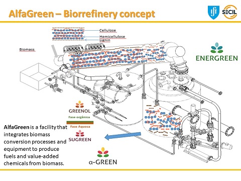 ALFAGREEN - All For A Green Future: Biorefining the Energreen liquefied ...